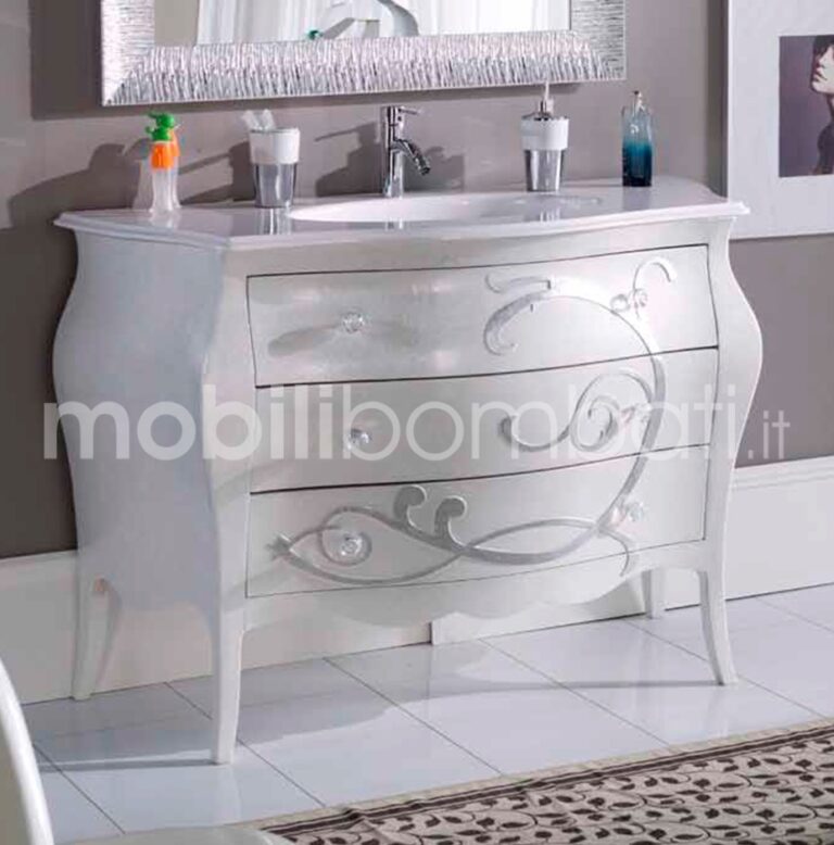Mobile bagno lavandino con rilievo perlage - gli originali su ...